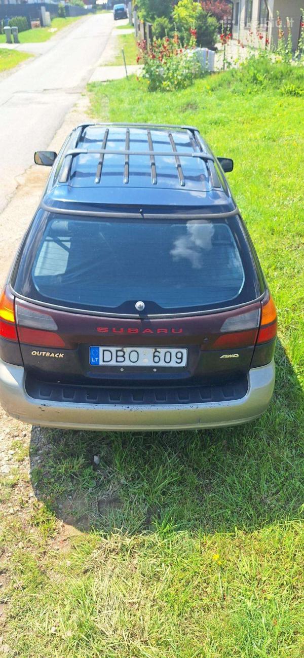 Blue Subaru Outback 2000 in Kaunas, with an engine capacity of 2.50 L and mileage of 287 thousand km for 600 €, photo 11 on AUTOMOTO.COM.LV