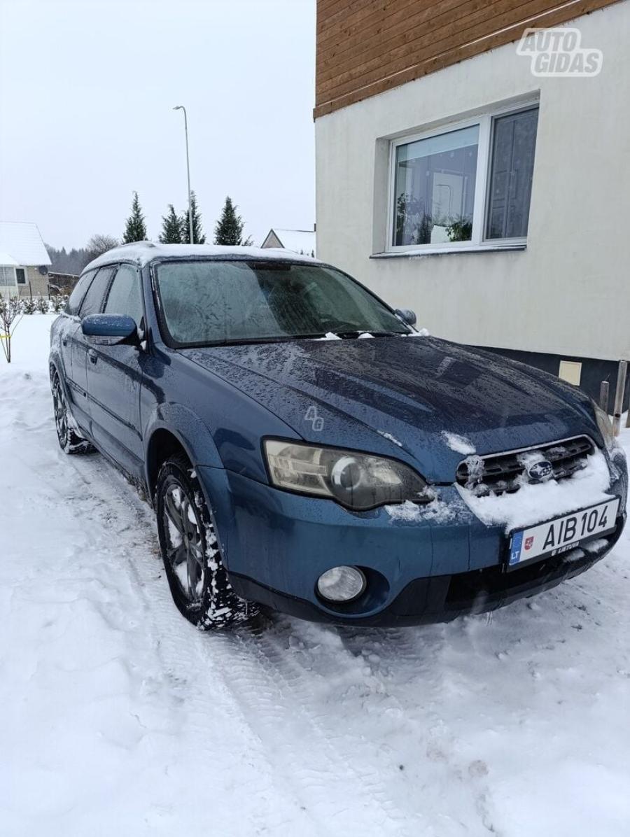 Blue Subaru Outback 2004 in Vilnius, with an engine capacity of 2.50 L and mileage of 380 thousand km for 2250 €, photo 7 on AUTOMOTO.COM.LV