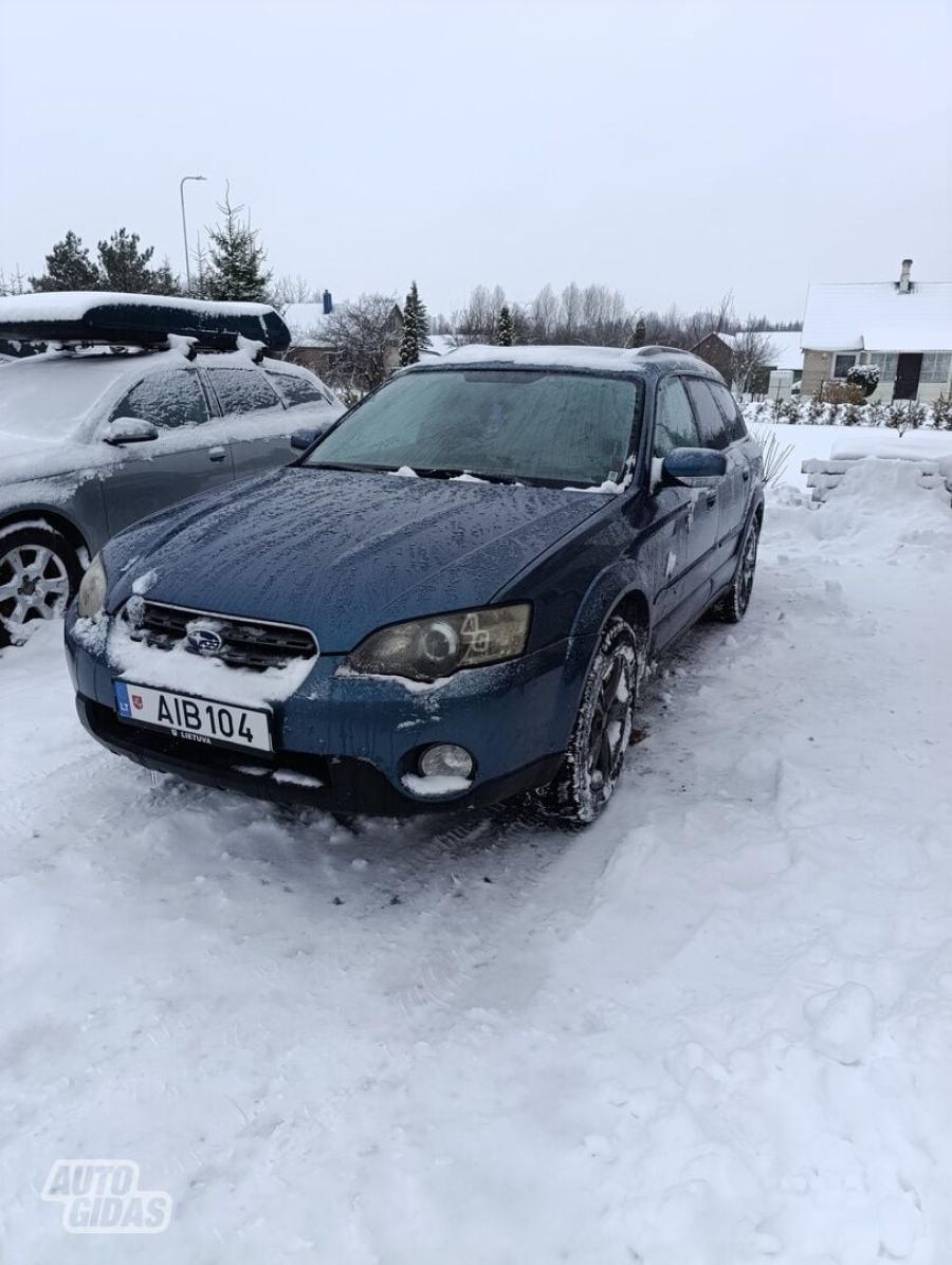 Blue Subaru Outback 2004 in Vilnius, with an engine capacity of 2.50 L and mileage of 380 thousand km for 2250 €, photo 9 on AUTOMOTO.COM.LV