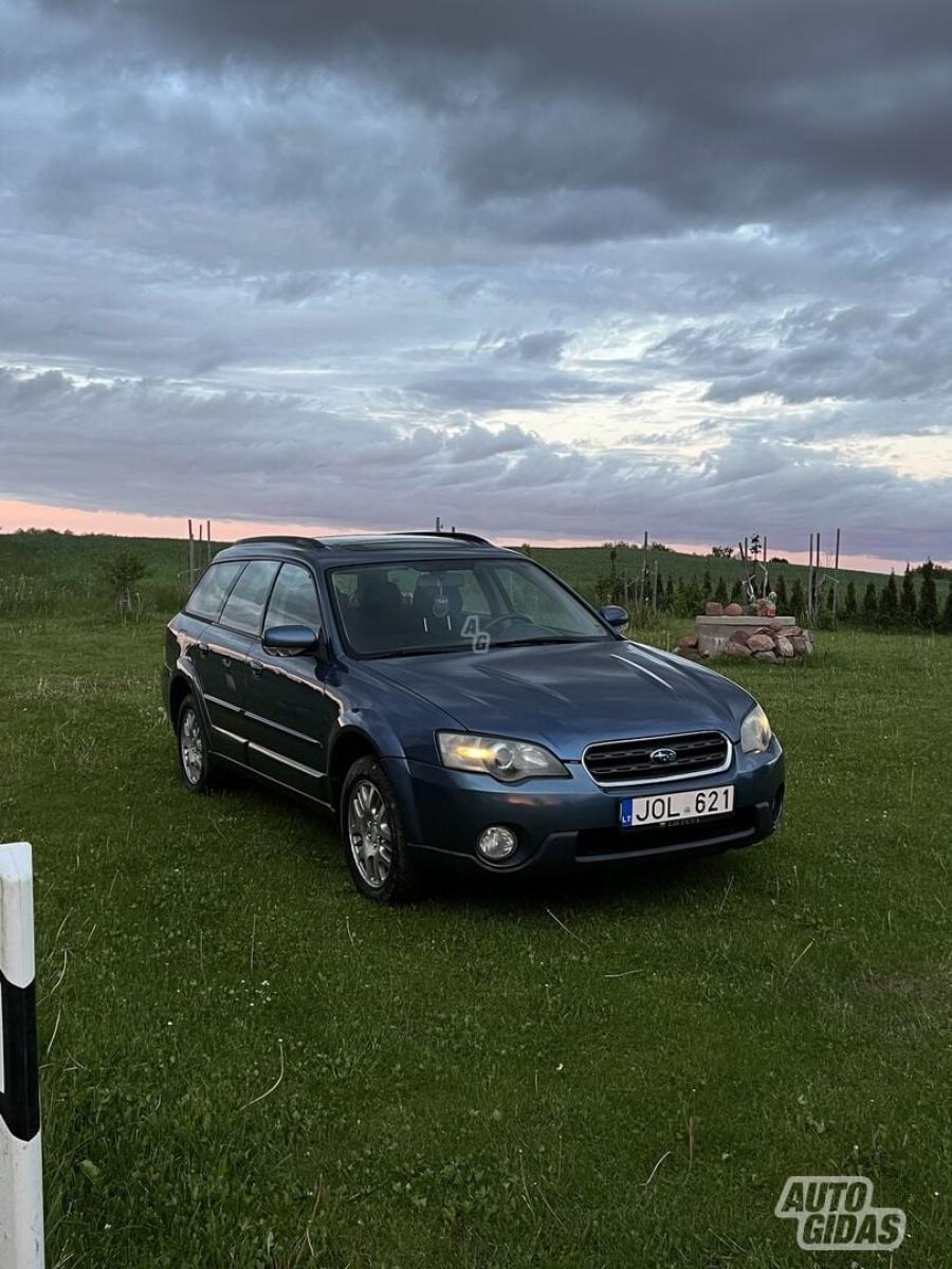 Zils Subaru Outback 2004 Kauņa, ar dzinēja tilpumu 2.50 L un nobraukumu 260 tūkst. km par 2200 €, foto 1 vietnē AUTOMOTO.COM.LV
