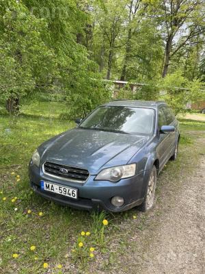 Blue Subaru Outback 2005 in Cesis, with an engine capacity of 2.50 L and mileage of 453 thousand km for 1200 €, photo 1 on AUTOMOTO.COM.LV