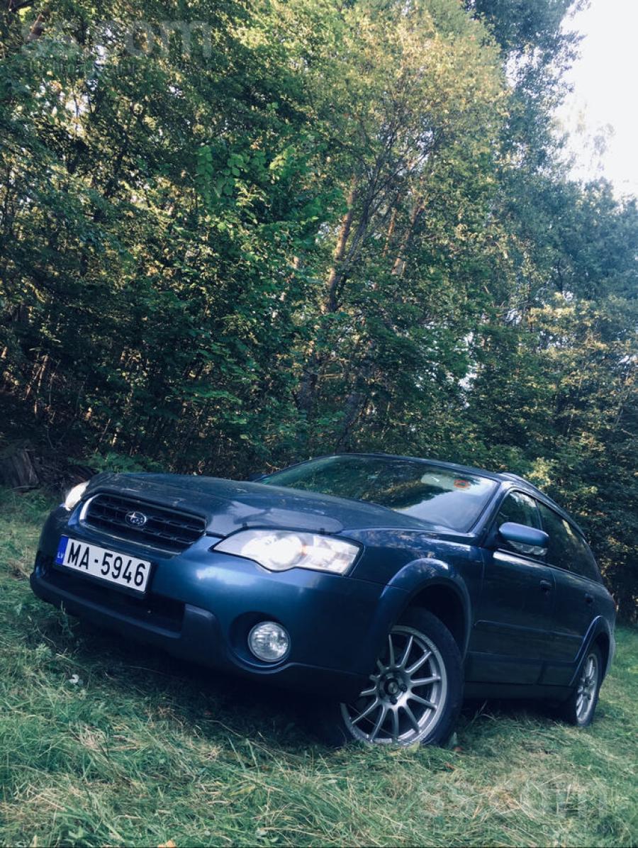 Blue Subaru Outback 2005 in Cesis, with an engine capacity of 2.50 L and mileage of 453 thousand km for 1200 €, photo 4 on AUTOMOTO.COM.LV
