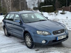 Blue Subaru Outback 2005 in Vilnius, with an engine capacity of 2.50 L and mileage of 243 thousand km for 2300 €, photo 2 on AUTOMOTO.COM.LV