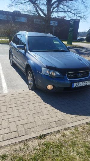 Blue Subaru Outback 2005 in Valmiera, with an engine capacity of 2.50 L and mileage of 302 thousand km for 1600 €, photo  on AUTOMOTO.COM.LV