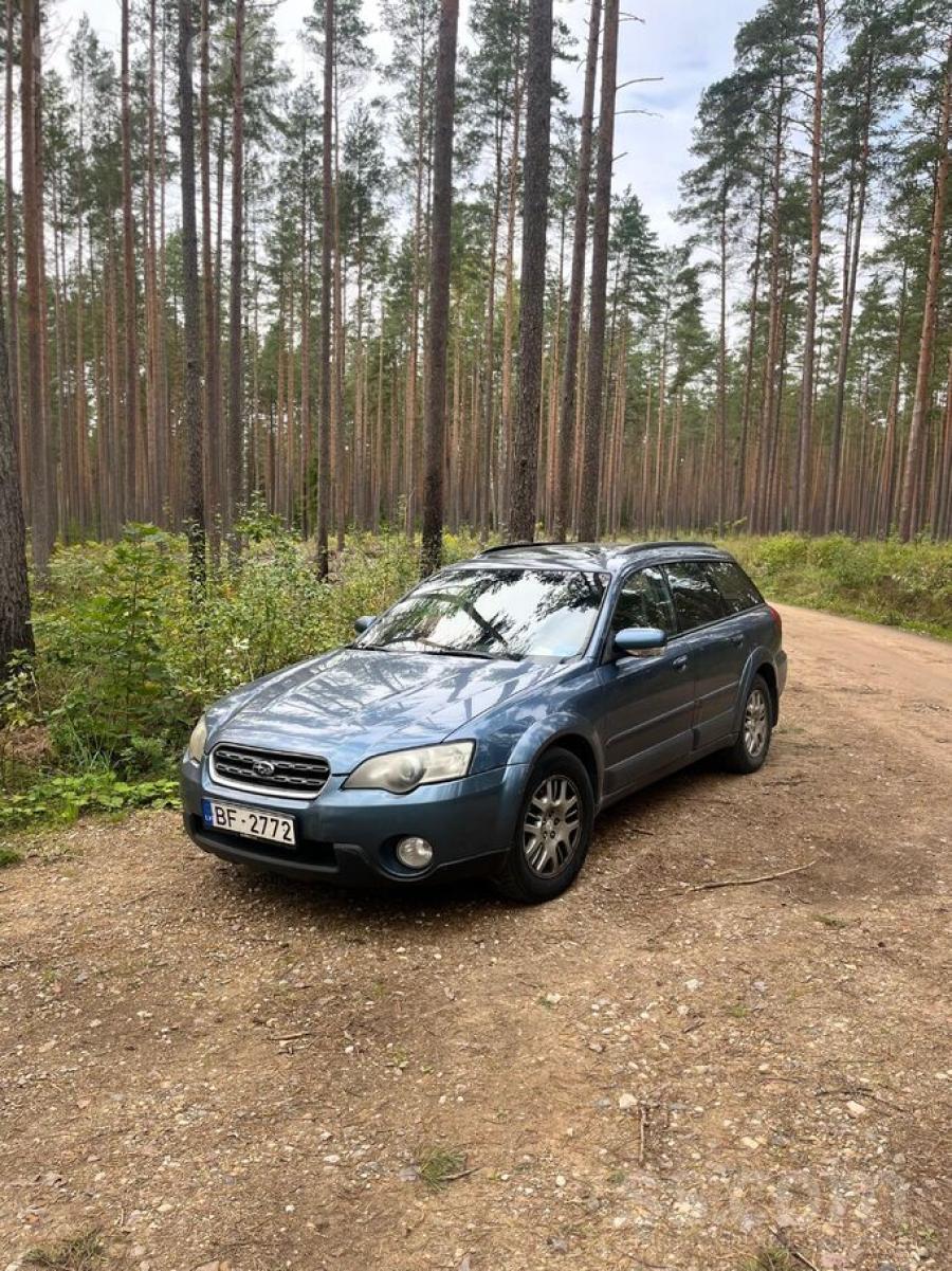 Blue Subaru Outback 2005 in Riga, with an engine capacity of 2.50 L and mileage of 440 thousand km for 1250 €, photo 5 on AUTOMOTO.COM.LV