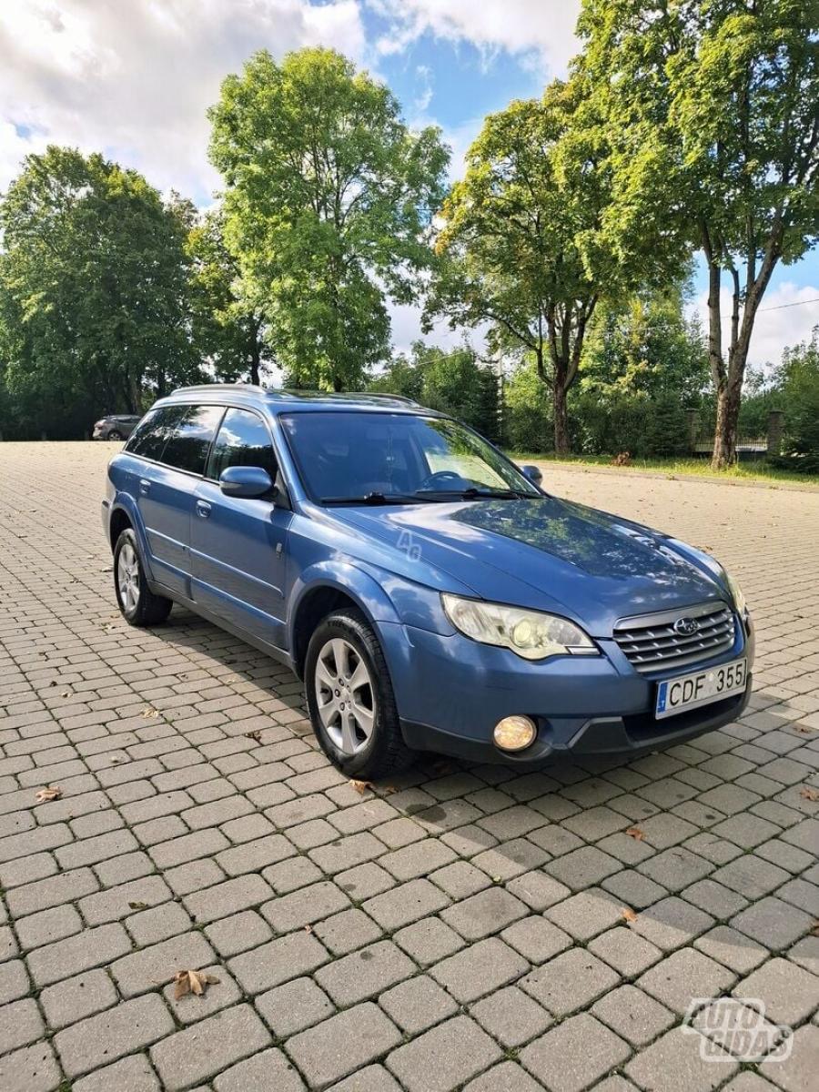 Blue Subaru Outback 2006 in Vilnius, with an engine capacity of 2.50 L and mileage of 483 thousand km for 2200 €, photo 3 on AUTOMOTO.COM.LV