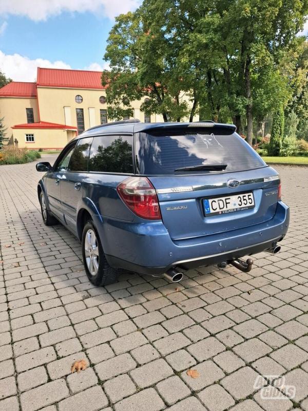 Blue Subaru Outback 2006 in Vilnius, with an engine capacity of 2.50 L and mileage of 483 thousand km for 2200 €, photo 7 on AUTOMOTO.COM.LV