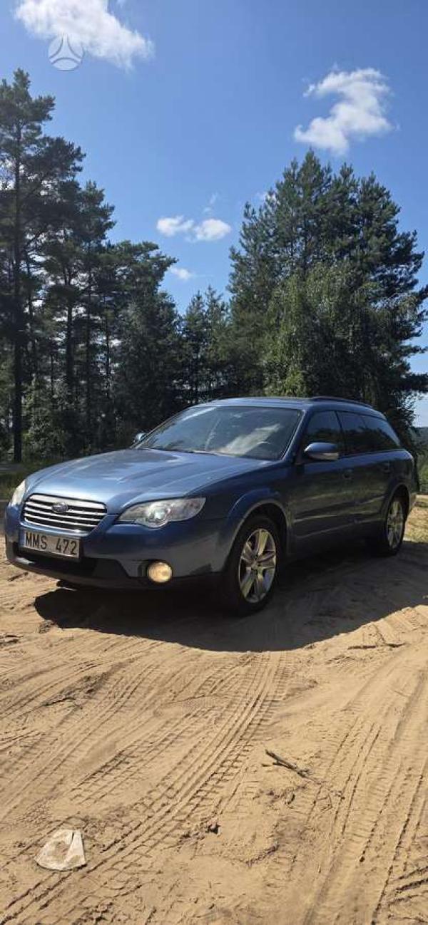Blue Subaru Outback 2007 in Vilnius, with an engine capacity of 2.46 L and mileage of 305 thousand km for 3800 €, photo 4 on AUTOMOTO.COM.LV