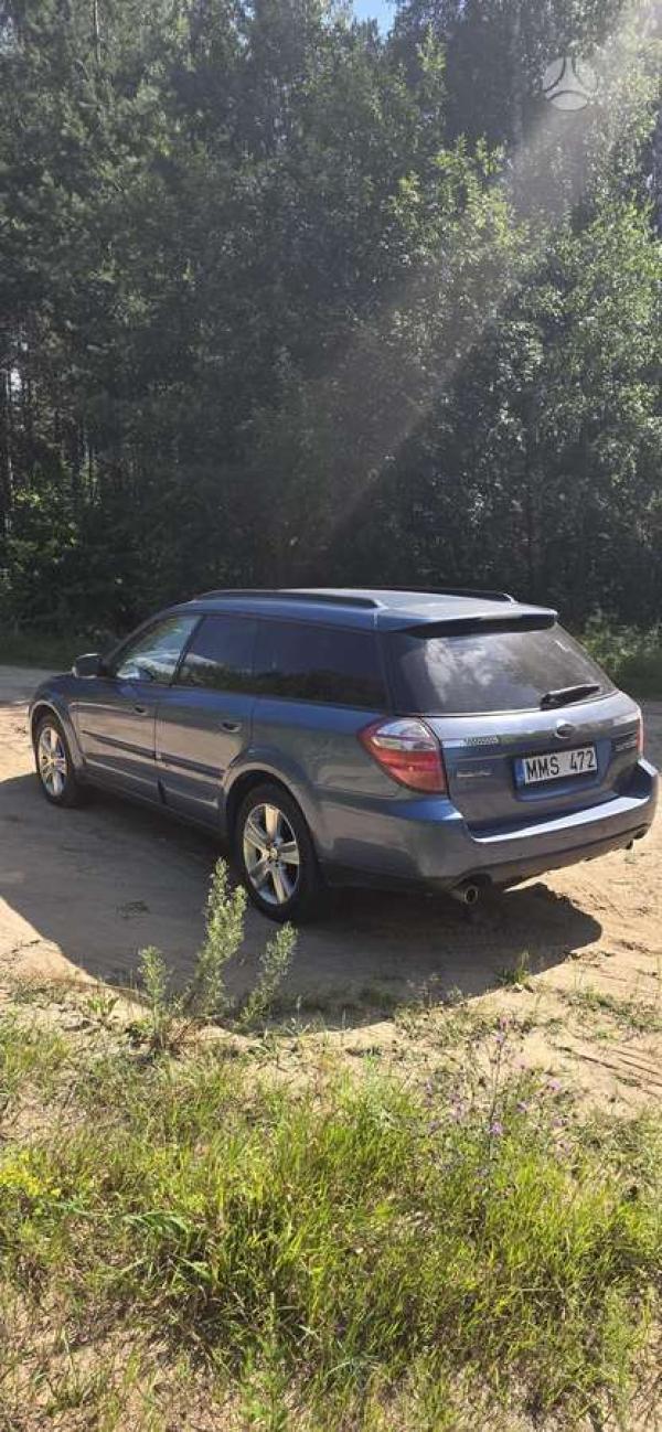 Blue Subaru Outback 2007 in Vilnius, with an engine capacity of 2.46 L and mileage of 305 thousand km for 3800 €, photo 6 on AUTOMOTO.COM.LV