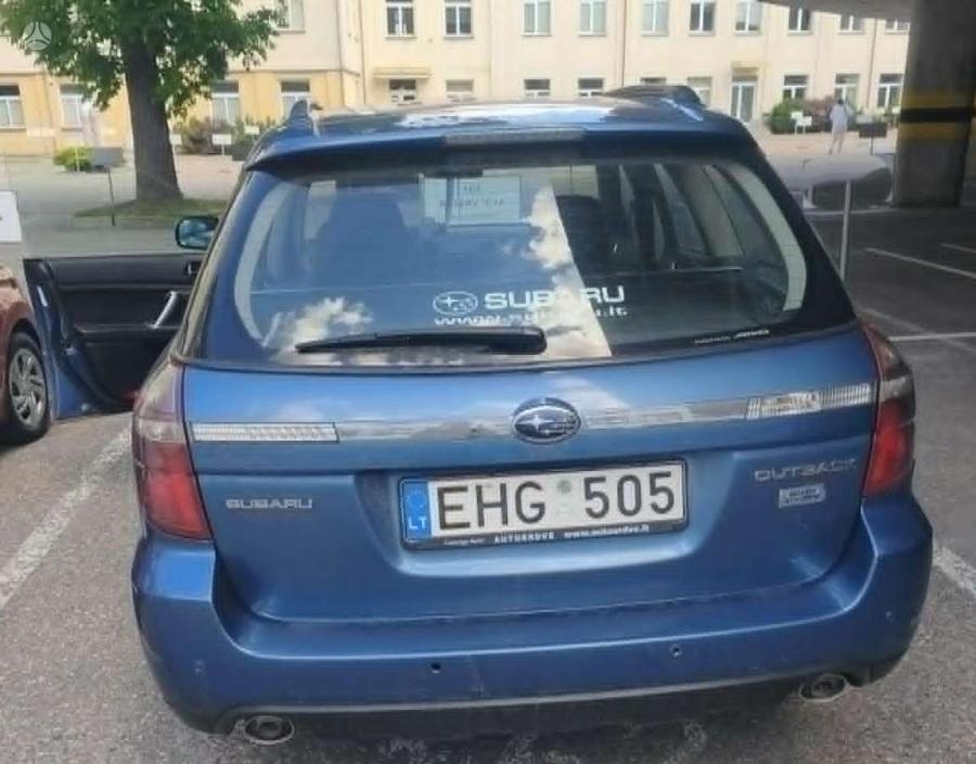 Zils Subaru Outback 2009 Viļņa, ar dzinēja tilpumu 2.00 L un nobraukumu 246 tūkst. km par 2666 €, foto 1 vietnē AUTOMOTO.COM.LV
