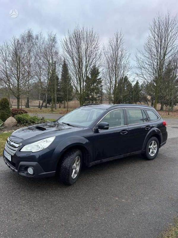 Blue Subaru Outback 2013 in Joniskis, with an engine capacity of 2.00 L and mileage of 360 thousand km for 3599 €, photo 1 on AUTOMOTO.COM.LV