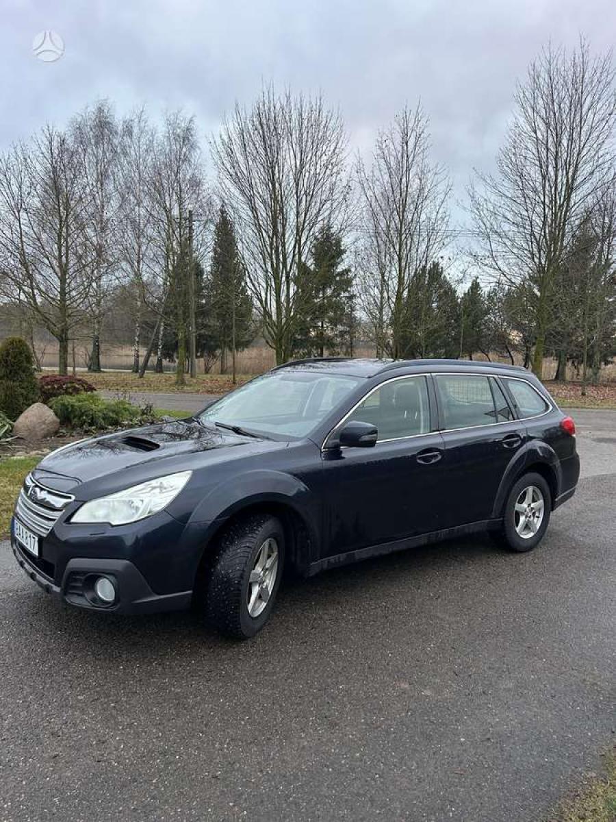 Blue Subaru Outback 2013 in Joniskis, with an engine capacity of 2.00 L and mileage of 360 thousand km for 3599 €, photo 1 on AUTOMOTO.COM.LV