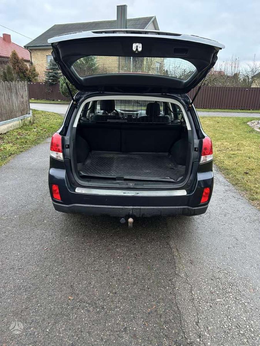 Blue Subaru Outback 2013 in Joniskis, with an engine capacity of 2.00 L and mileage of 360 thousand km for 3599 €, photo 10 on AUTOMOTO.COM.LV