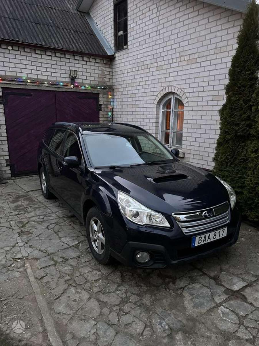 Blue Subaru Outback 2013 in Joniskis, with an engine capacity of 2.00 L and mileage of 360 thousand km for 3599 €, photo 14 on AUTOMOTO.COM.LV