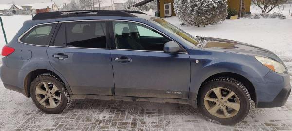 Zils Subaru Outback 2013 Kauņa, ar dzinēja tilpumu 2.50 L un nobraukumu 325 tūkst. km par 4500 €, foto 1 vietnē AUTOMOTO.COM.LV