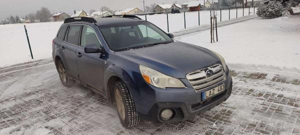 Zils Subaru Outback 2013 Kauņa, ar dzinēja tilpumu 2.50 L un nobraukumu 325 tūkst. km par 4500 €, foto 2 vietnē AUTOMOTO.COM.LV
