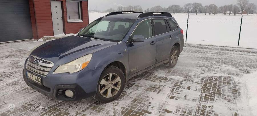 Zils Subaru Outback 2013 Kauņa, ar dzinēja tilpumu 2.50 L un nobraukumu 325 tūkst. km par 4500 €, foto 3 vietnē AUTOMOTO.COM.LV