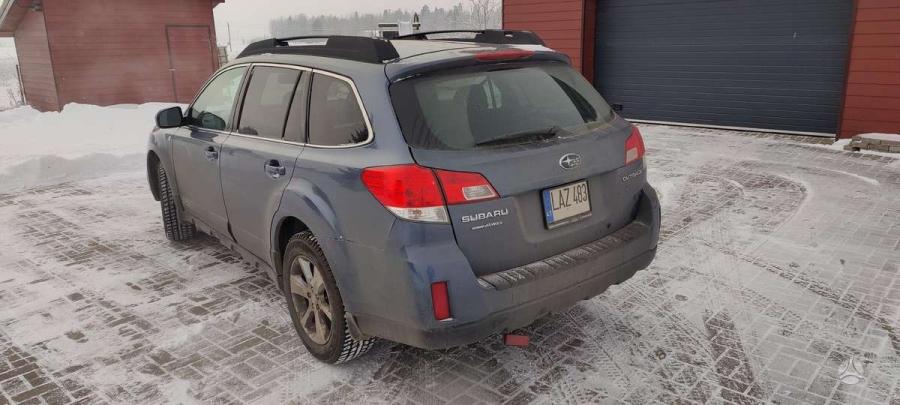Zils Subaru Outback 2013 Kauņa, ar dzinēja tilpumu 2.50 L un nobraukumu 325 tūkst. km par 4500 €, foto 4 vietnē AUTOMOTO.COM.LV