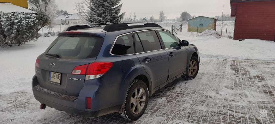 Zils Subaru Outback 2013 Kauņa, ar dzinēja tilpumu 2.50 L un nobraukumu 325 tūkst. km par 4500 €, foto 5 vietnē AUTOMOTO.COM.LV