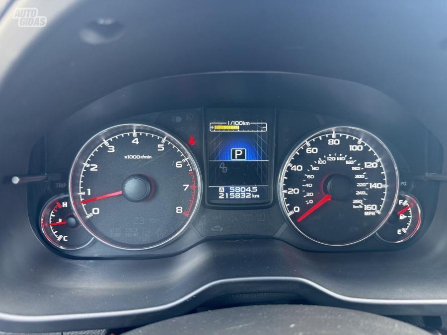 Blue Subaru Outback 2014 in Klaipeda, with an engine capacity of 3.60 L and mileage of 216 thousand km for 8300 €, photo 9 on AUTOMOTO.COM.LV