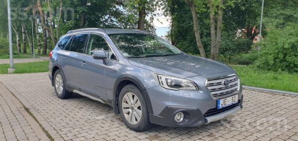 Blue Subaru Outback 2015 in Riga, with an engine capacity of 2.00 L and mileage of 318 thousand km for 8200 €, photo 1 on AUTOMOTO.COM.LV