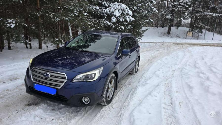Blue Subaru Outback 2015 in Vilnius, with an engine capacity of 2.50 L and mileage of 320 thousand km for 9200 €, photo 5 on AUTOMOTO.COM.LV