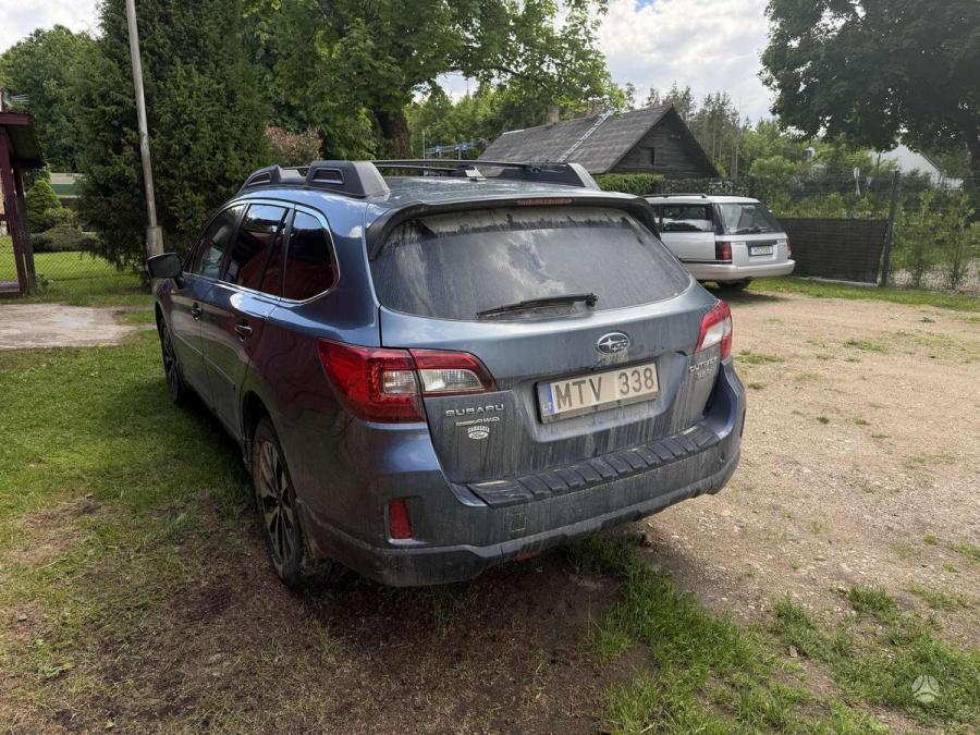 Синий Субару Аутбек 2015 в Вильнюс, объемом двигателя 3.63 л и пробегом 195 тыс. км за 7222 €, фото 4 на AUTOMOTO.COM.LV