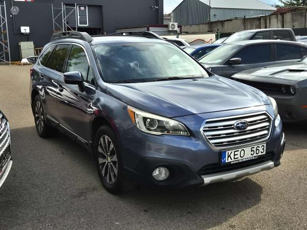 Subaru Outback 2015 Viļņa vietnē Zils Subaru Outback 2015 Viļņa, ar dzinēja tilpumu 3.63 L un nobraukumu 292 tūkst. km par 6500 €, foto 1 vietnē AUTOMOTO.COM.LV