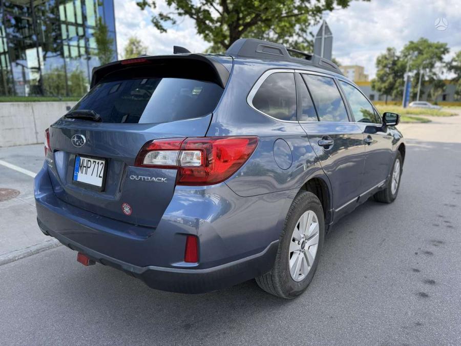 Zils Subaru Outback 2016 Panevēža, ar dzinēja tilpumu 2.50 L un nobraukumu 183 tūkst. km par 9999 €, foto 9 vietnē AUTOMOTO.COM.LV