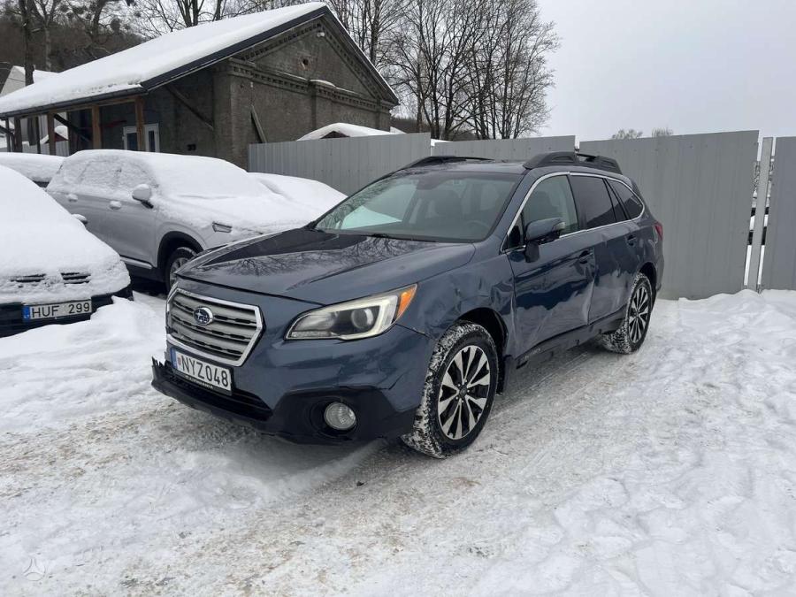 Blue Subaru Outback 2017 in Kaunas, with an engine capacity of 3.63 L and mileage of 80 thousand km for 5900 €, photo 1 on AUTOMOTO.COM.LV