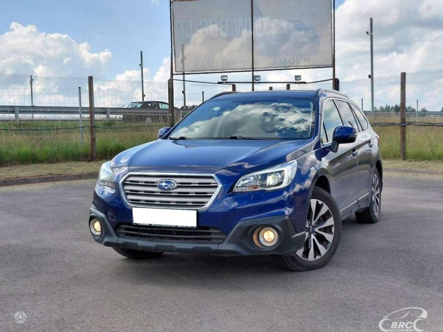 Blue Subaru Outback 2017 in Vilnius, with an engine capacity of 2.50 L and mileage of 149 thousand km for 14900 €, photo 4 on AUTOMOTO.COM.LV
