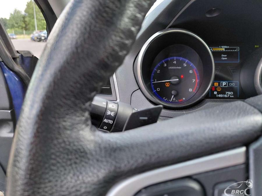 Blue Subaru Outback 2017 in Vilnius, with an engine capacity of 2.50 L and mileage of 149 thousand km for 14900 €, photo 12 on AUTOMOTO.COM.LV