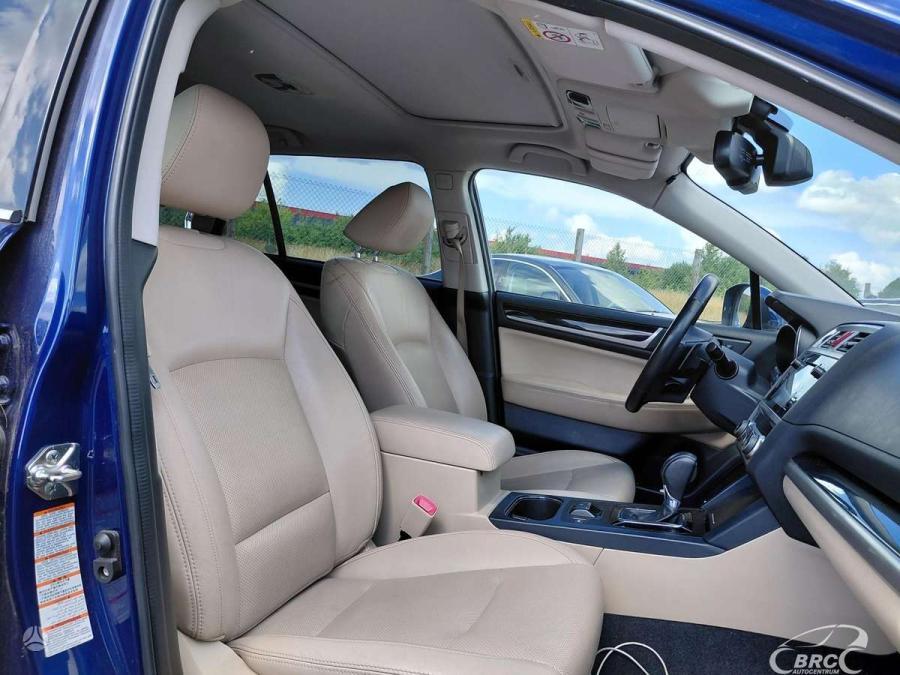 Blue Subaru Outback 2017 in Vilnius, with an engine capacity of 2.50 L and mileage of 149 thousand km for 14900 €, photo 18 on AUTOMOTO.COM.LV