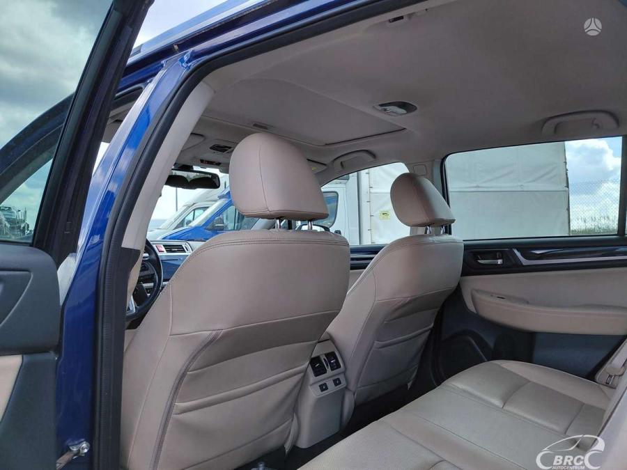 Blue Subaru Outback 2017 in Vilnius, with an engine capacity of 2.50 L and mileage of 149 thousand km for 14900 €, photo 19 on AUTOMOTO.COM.LV
