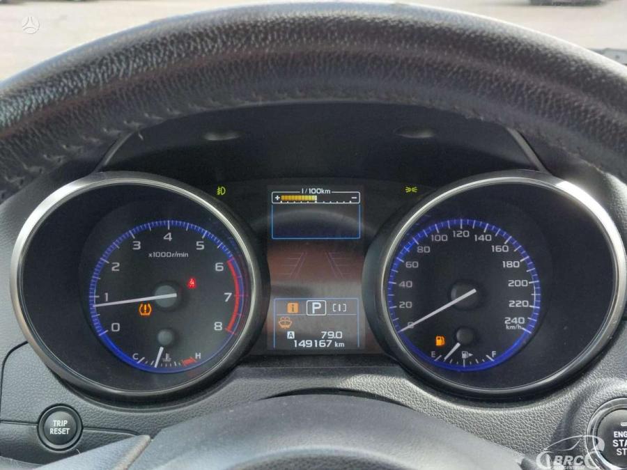Blue Subaru Outback 2017 in Vilnius, with an engine capacity of 2.50 L and mileage of 149 thousand km for 14900 €, photo 27 on AUTOMOTO.COM.LV