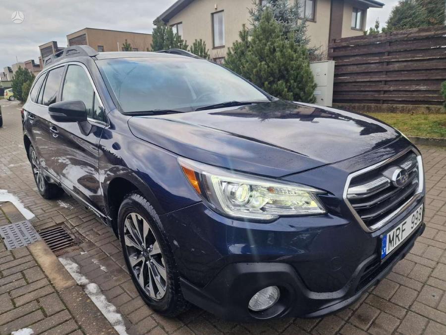 Blue Subaru Outback 2018 in Kaunas, with an engine capacity of 2.50 L and mileage of 160 thousand km for 11000 €, photo 4 on AUTOMOTO.COM.LV