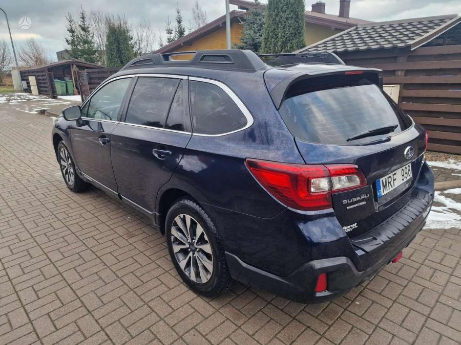 Blue Subaru Outback 2018 in Kaunas, with an engine capacity of 2.50 L and mileage of 160 thousand km for 11000 €, photo 14 on AUTOMOTO.COM.LV