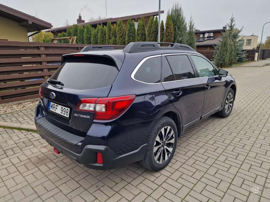 Blue Subaru Outback 2018 in Kaunas, with an engine capacity of 2.50 L and mileage of 160 thousand km for 11000 €, photo 17 on AUTOMOTO.COM.LV
