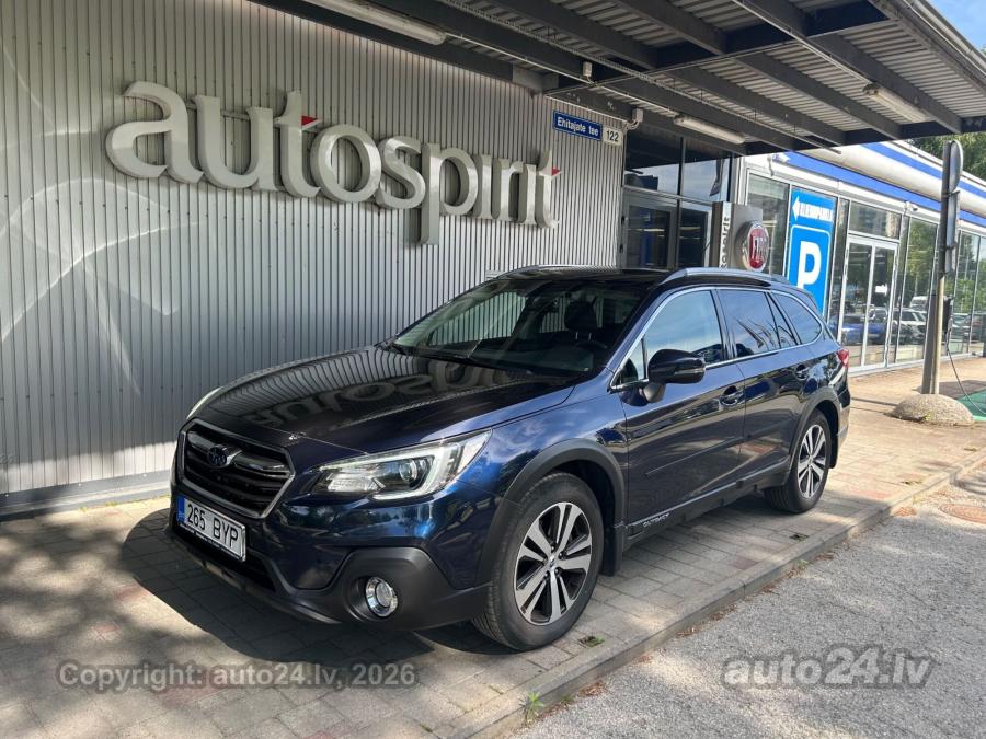 Синий Субару Аутбек 2018 в Таллин, объемом двигателя 2.50 л и пробегом 83 тыс. км за 21490 €, фото 1 на AUTOMOTO.COM.LV