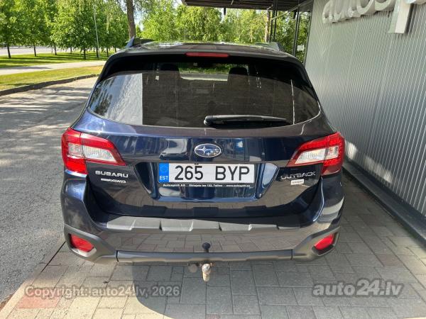 Blue Subaru Outback 2018 in Tallinn, with an engine capacity of 2.50 L and mileage of 83 thousand km for 21490 €, photo 5 on AUTOMOTO.COM.LV