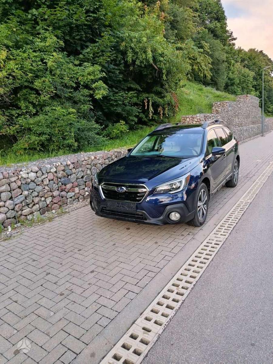 Blue Subaru Outback 2018 in Alytus, with an engine capacity of 3.63 L and mileage of 188 thousand km for 14900 €, photo 1 on AUTOMOTO.COM.LV