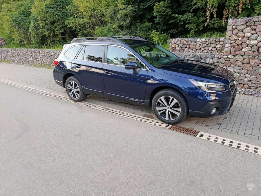 Blue Subaru Outback 2018 in Alytus, with an engine capacity of 3.63 L and mileage of 188 thousand km for 14900 €, photo 6 on AUTOMOTO.COM.LV
