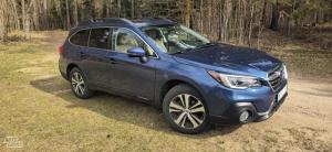 Blue Subaru Outback 2019 in Kelme, with an engine capacity of 3.60 L and mileage of 103 thousand km for 18200 €, photo  on AUTOMOTO.COM.LV