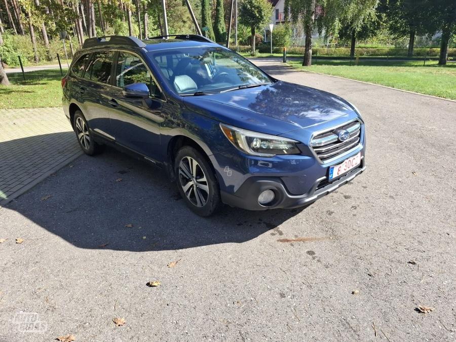 Blue Subaru Outback 2019 in Kaunas, with an engine capacity of 3.60 L and mileage of 167 thousand km for 16500 €, photo 3 on AUTOMOTO.COM.LV