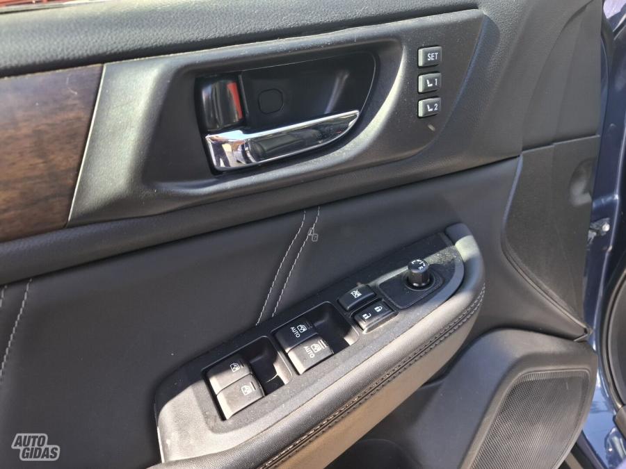 Blue Subaru Outback 2019 in Kaunas, with an engine capacity of 3.60 L and mileage of 167 thousand km for 16500 €, photo 14 on AUTOMOTO.COM.LV