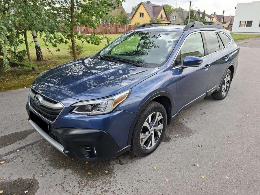 Zils Subaru Outback 2020 Marijampole, ar dzinēja tilpumu 2.50 L un nobraukumu 110 tūkst. km par 17999 €, foto 1 vietnē AUTOMOTO.COM.LV