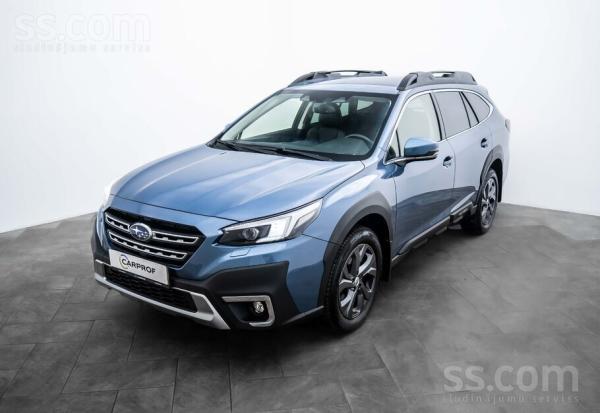 Blue Subaru Outback 2021 in Tallinn, with an engine capacity of 2.50 L and mileage of 35 thousand km for 28499 €, photo 1 on AUTOMOTO.COM.LV