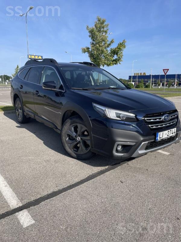 Blue Subaru Outback 2021 in Riga, with an engine capacity of 2.50 L and mileage of 76 thousand km for 24000 €, photo 3 on AUTOMOTO.COM.LV