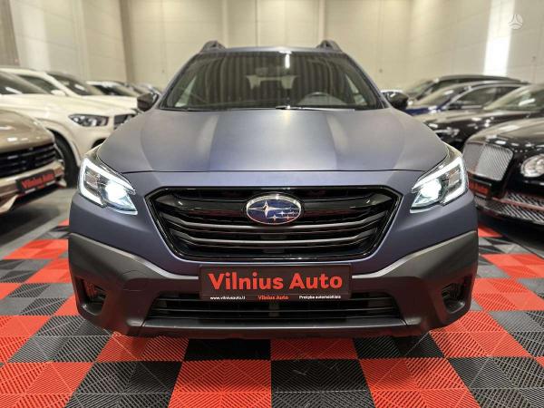Blue Subaru Outback 2021 in Vilnius, with an engine capacity of 2.39 L and mileage of 23 thousand km for 23700 €, photo 2 on AUTOMOTO.COM.LV