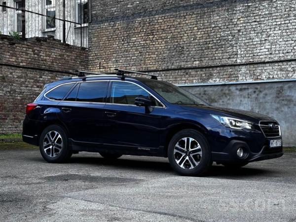 Blue Subaru Outback 2021 in Riga, with an engine capacity of 2.40 L and mileage of 124 thousand km for 19900 €, photo 3 on AUTOMOTO.COM.LV